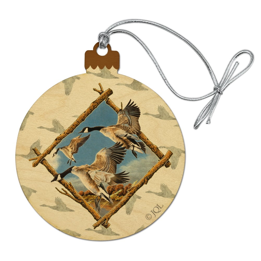 Flying Geese Diamond Wood Christmas Tree Holiday Ornament - Walmart.com