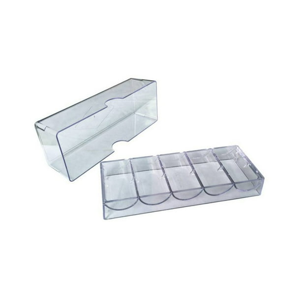 mmirethe Card Chips Board Game Storage Box Organizer Transparent Holder ...