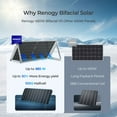 Renogy 6-Pack 450W Bifacial Monocrystalline Solar Panels, 12/24V PV ...