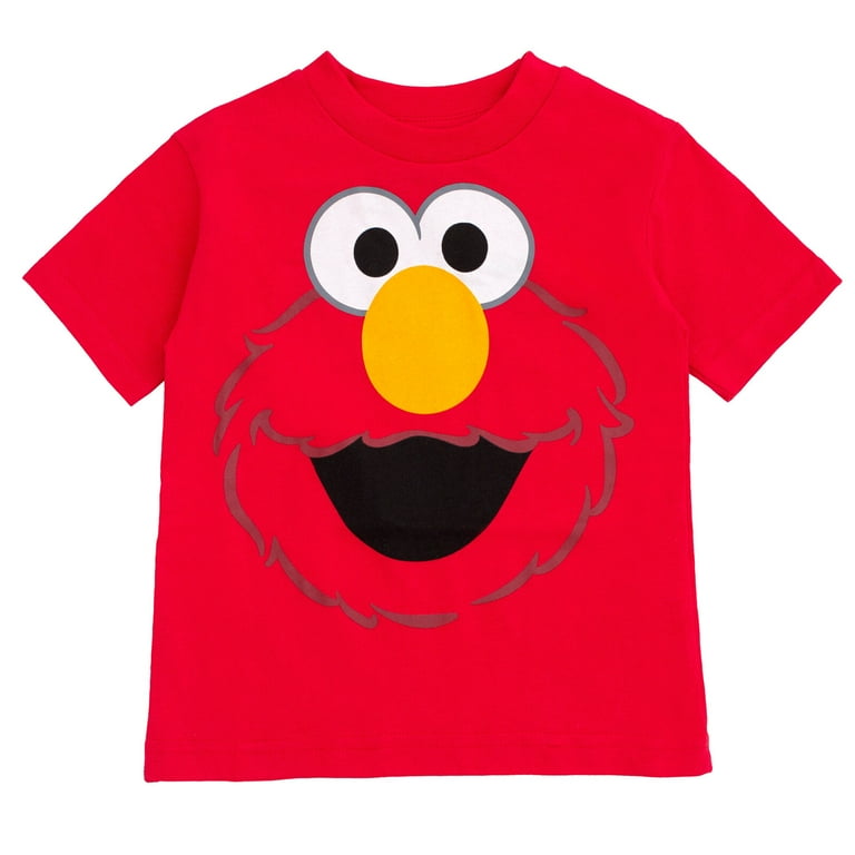 Elmo Shirts Sesame Street Back In Red Elmo Black T Shirt