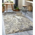 Luxe Weavers 8x10 Gray Modern Abstract Area Rug - Distressed Pattern ...