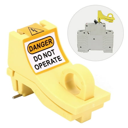 Qiilu MCB Safety Lock,Miniature Circuit Breaker Lockout Outward Pin ...