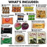 Fun Flavors Box Asian Snacks and Candy Care Package 50 Count Variety ...