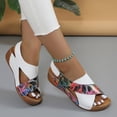 2026 Women's American Flag Patriotic Sandals, Orthopedic Arch Support ...