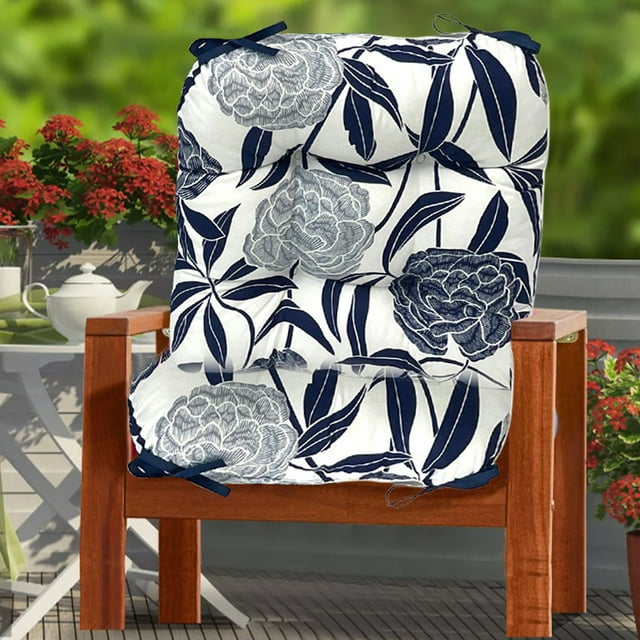 Yeciiwht Thickened Outdoor Chair Cushions Fashion Printed Seat Cushion ...