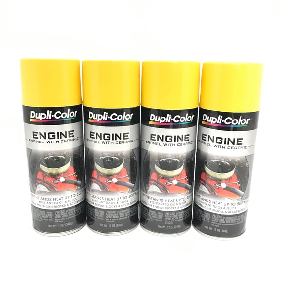 Duplicolor DE1620 - Engine Enamel Chevrolet Orange Color With Ceramic ...