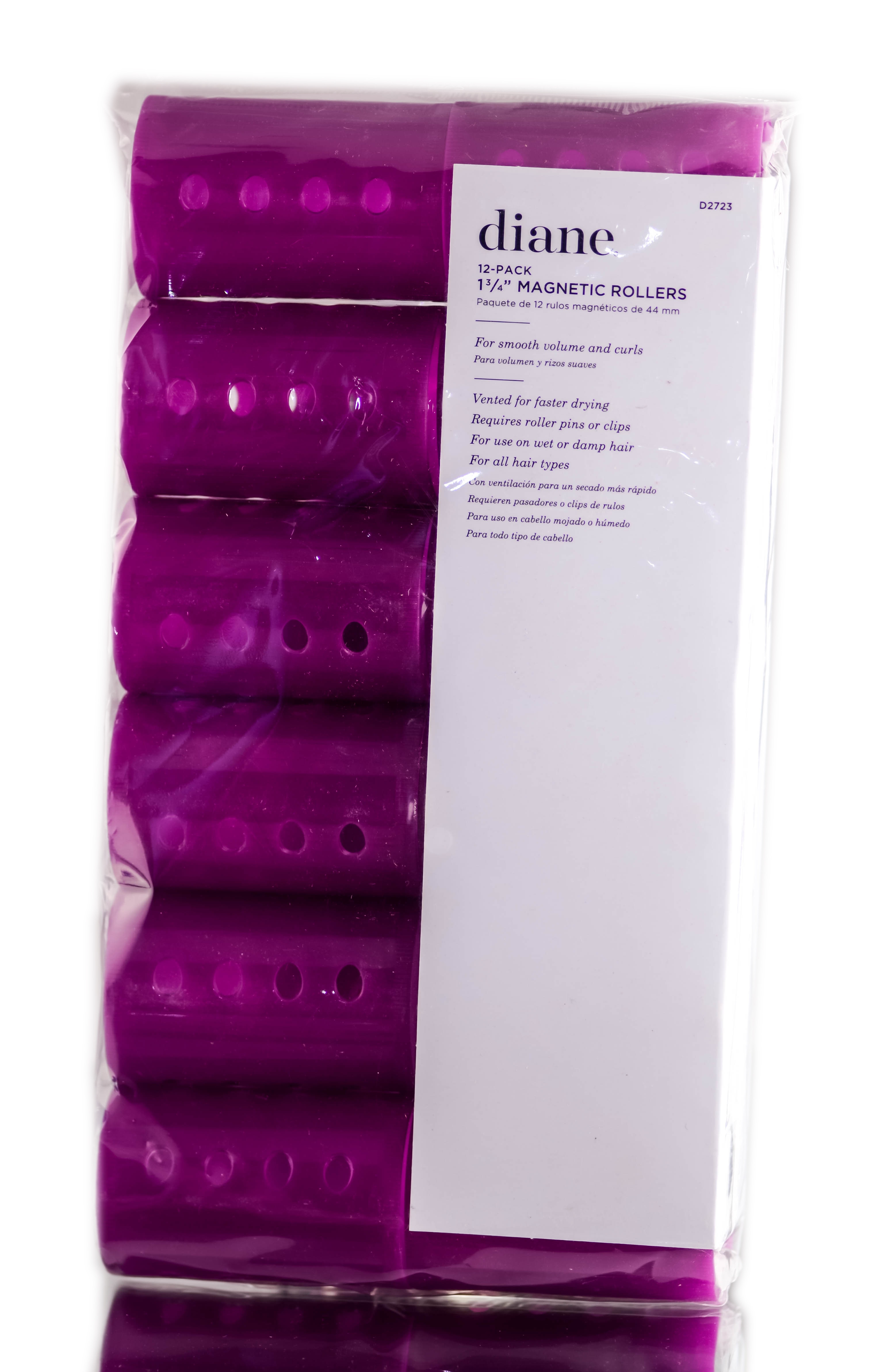 Diane Lavender Magnetic Rollers - 1 3/4'' - Walmart.com