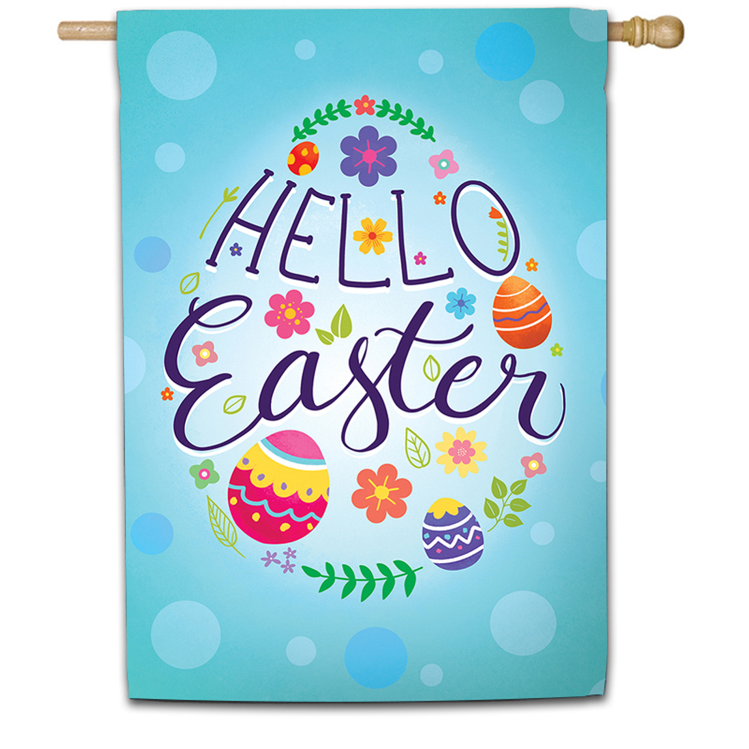 America Forever Flags Double Sided House Flag - Eggsciting Easter - 28 ...