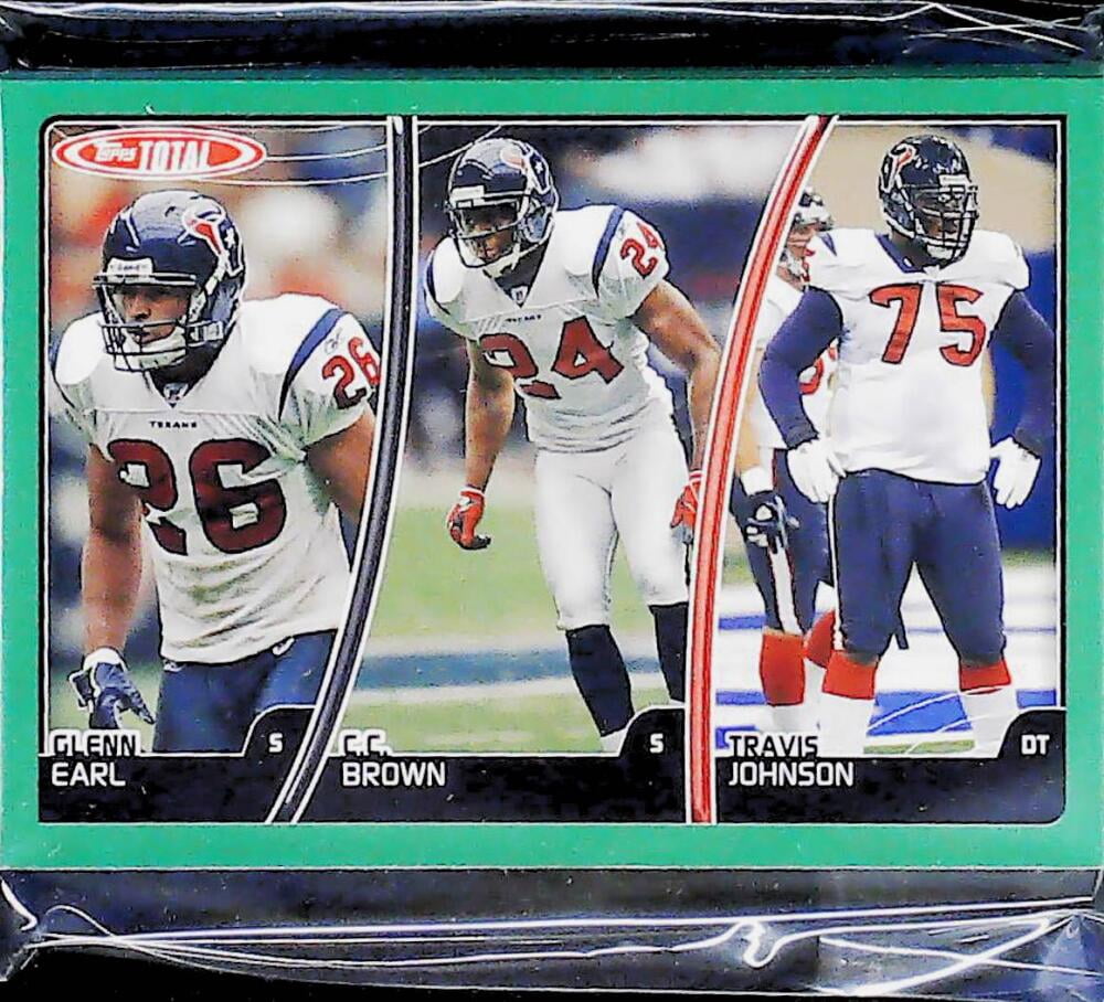 2007 Topps Total Houston Texans Team Set 17 Cards Andre Johnson ...