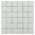 TSLG-02 2x2 Green Glass Mosaic Tile backsplash for Kitchen and Bath (1 ...