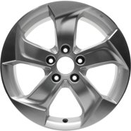 17 X 7 Reconditioned OEM Aluminum Alloy Wheel, Machined/Medium Textured ...