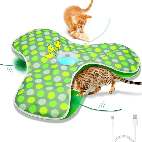 Cat Water Mat for Cats, Upgraded-Thicken Unbreakable Cat Splash Play ...