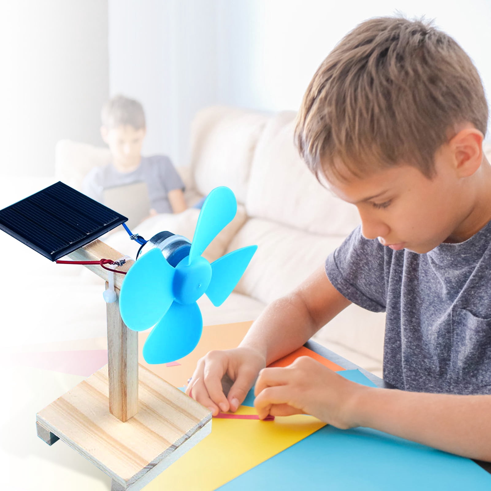 Shenmeida Electric DIY Fan Skills Training Educational Toy Model Kit ...