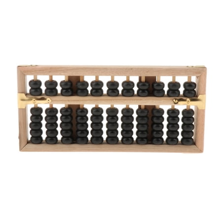 11 Digit Standard Abacus - 8 Inches - Professional 11 Column Calculator ...