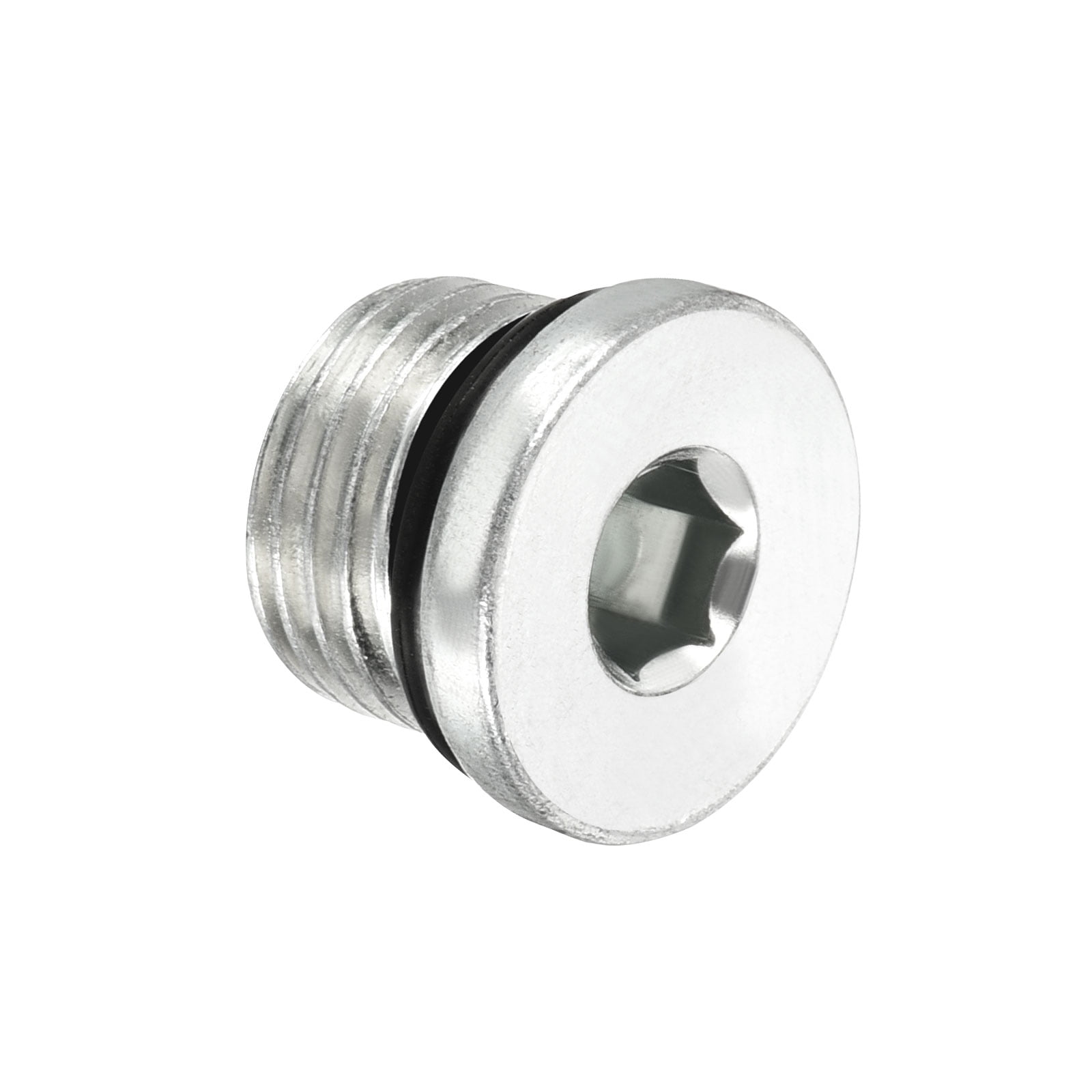 Uxcell 9/16-18UNF Internal Hex Head Pipe Fitting Plug, Male Thread 45 ...