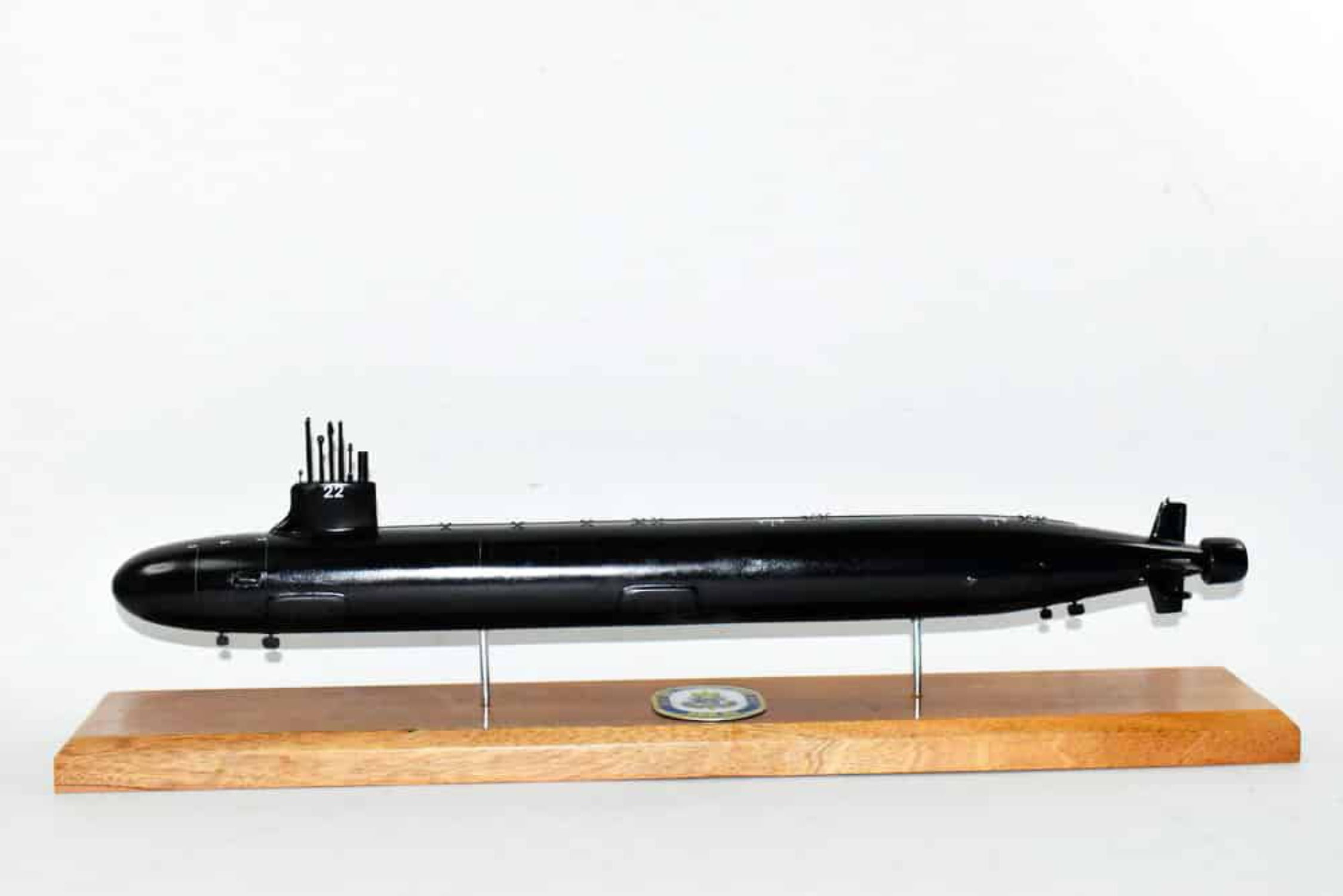 USS Connecticut (SSN-22) Submarine,Navy,Scale Model,Mahogany,20 inch ...