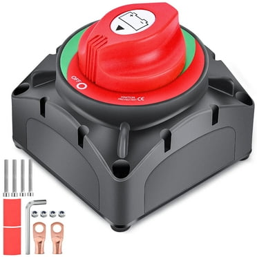 Ampper Battery Switch, 12-48 V Battery Power Cut Master Switch ...