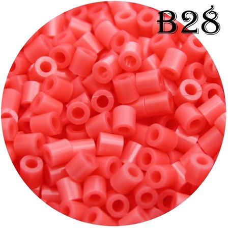H&W 5mm Fuse Bead Refill Bag - Light Coral 1500 Count (B28) B28 ...