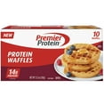 Premier Protein Frozen Protein Waffles, 12.3 oz Box, 10 Count - Walmart.com