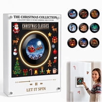 Let It Spin Music Player, Magnetic Refrigerator Mp3 Music Box with 9 ...