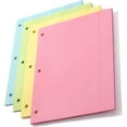 Mr. Pen- Colored Loose Leaf Paper Wide Ruled, 100 Sheets, 8” x 10.5”, 3 ...