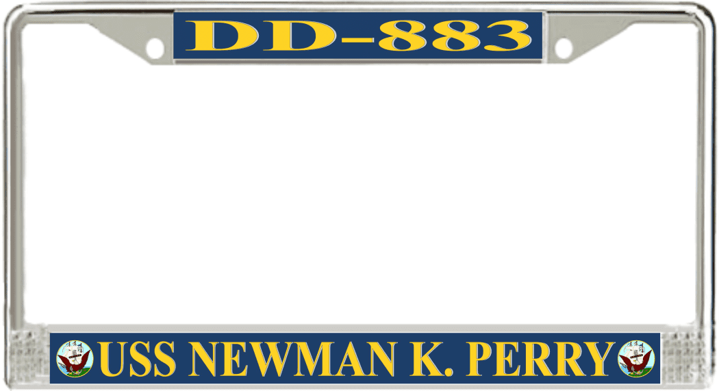 USS Newman K. Perry DD-883 License Plate Frame - Walmart.com