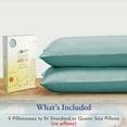 California Design Den Standard Pillow Cases Set Of 2 - 400 Thread Count ...