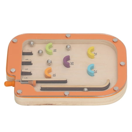 Wooden Maze Toy, Bright Pine Wood Handheld Pinball Maze Skill ...