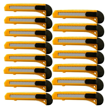 16 Utility Knife Box Cutter Retractable Snap Off Lock Blade Tool Razor ...