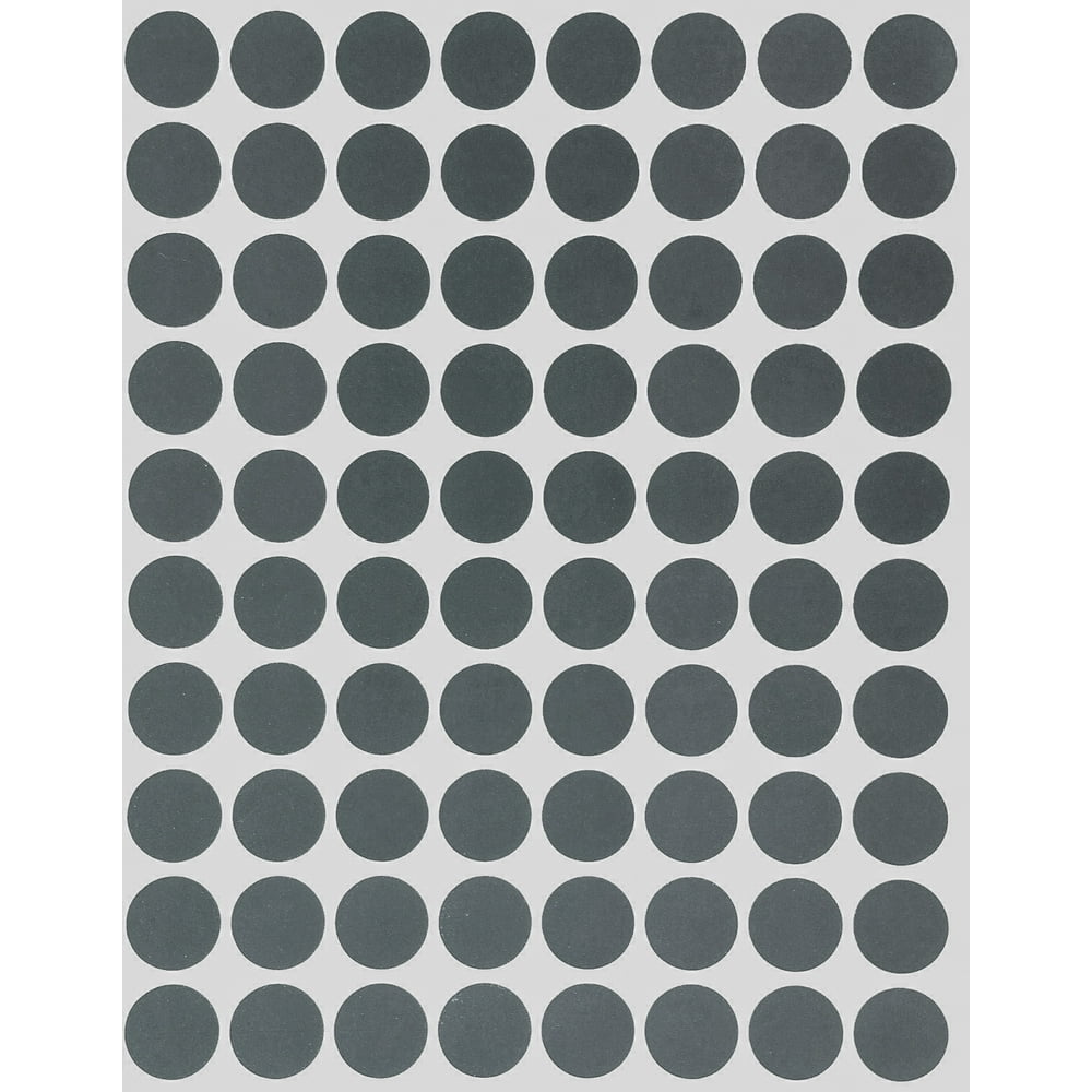 Gray dot Stickers 13mm Round Labels 1/2" inch - 1200 Pack by Royal ...