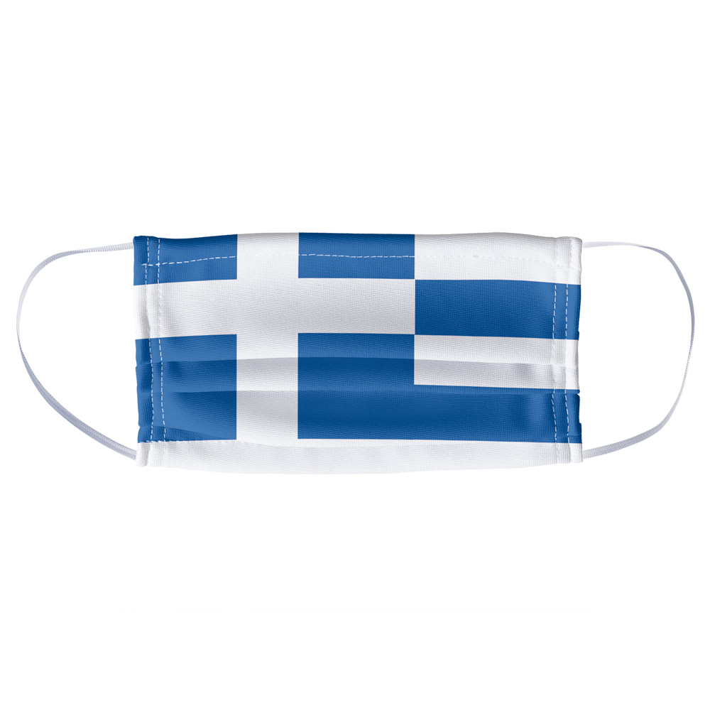 Greece Flag 1-Ply Reusable Face Mask Covering, Unisex - Walmart.com