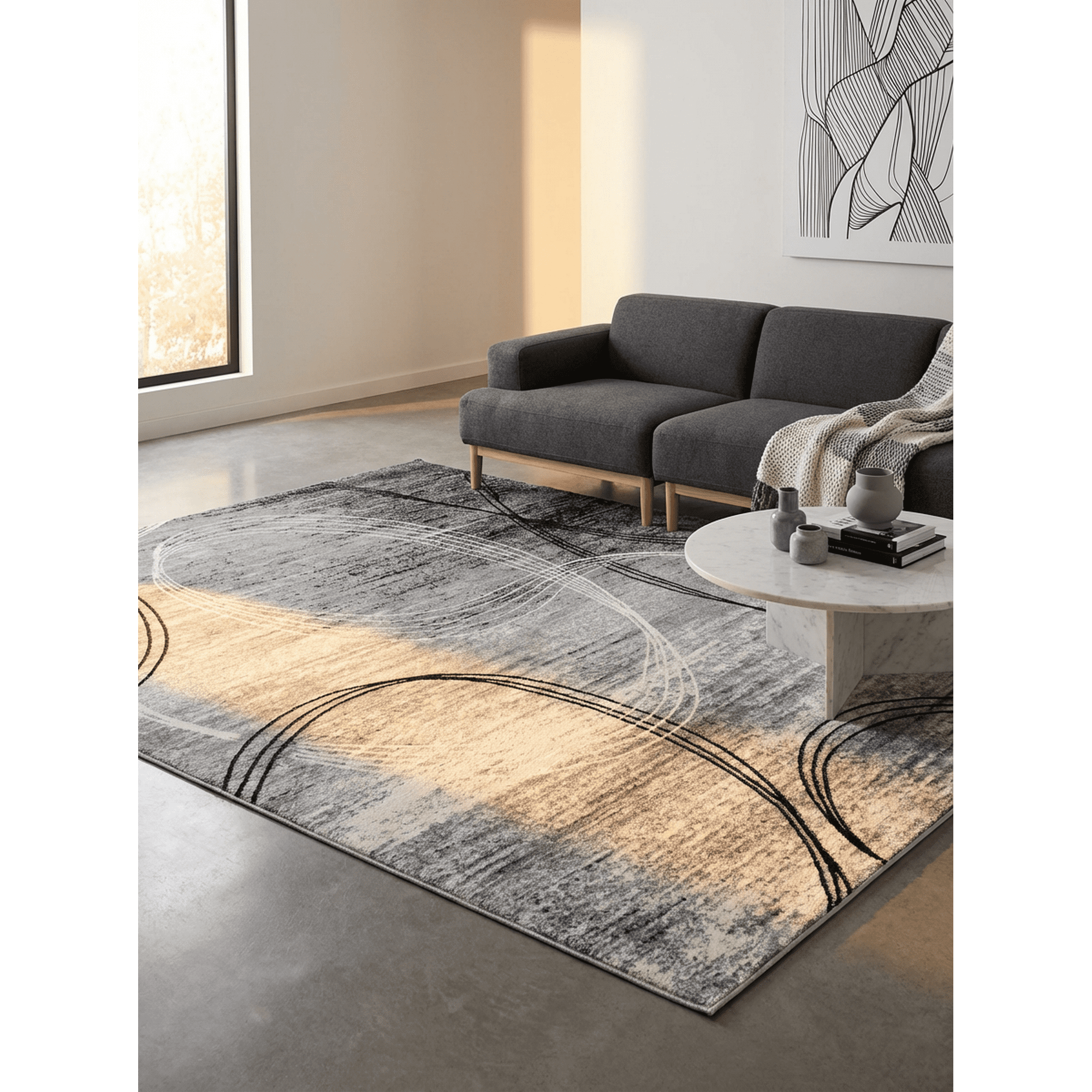 Click here for Rug Branch Montage Collection Modern Abstract Area... prices