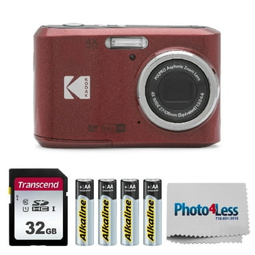 Kodak Pixpro FZ55 Digital Camera (Black) Bundle Including: 128 GB ...