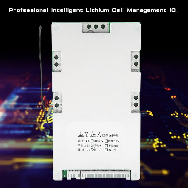 Lithium Cell Protection Board,20S 60A Lithium Battery Lithium Battery ...