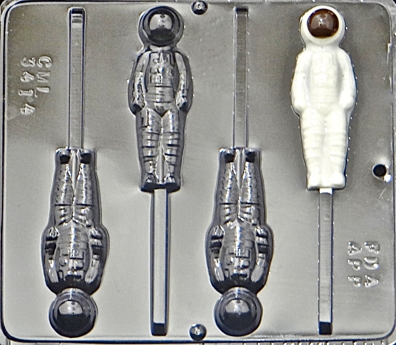 3414 Astronaut Lollipop Chocolate Candy Mold - Walmart.com
