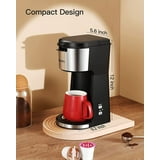 Sboly Single Serve Coffee Maker, Compatible with K Cups and Ground ...