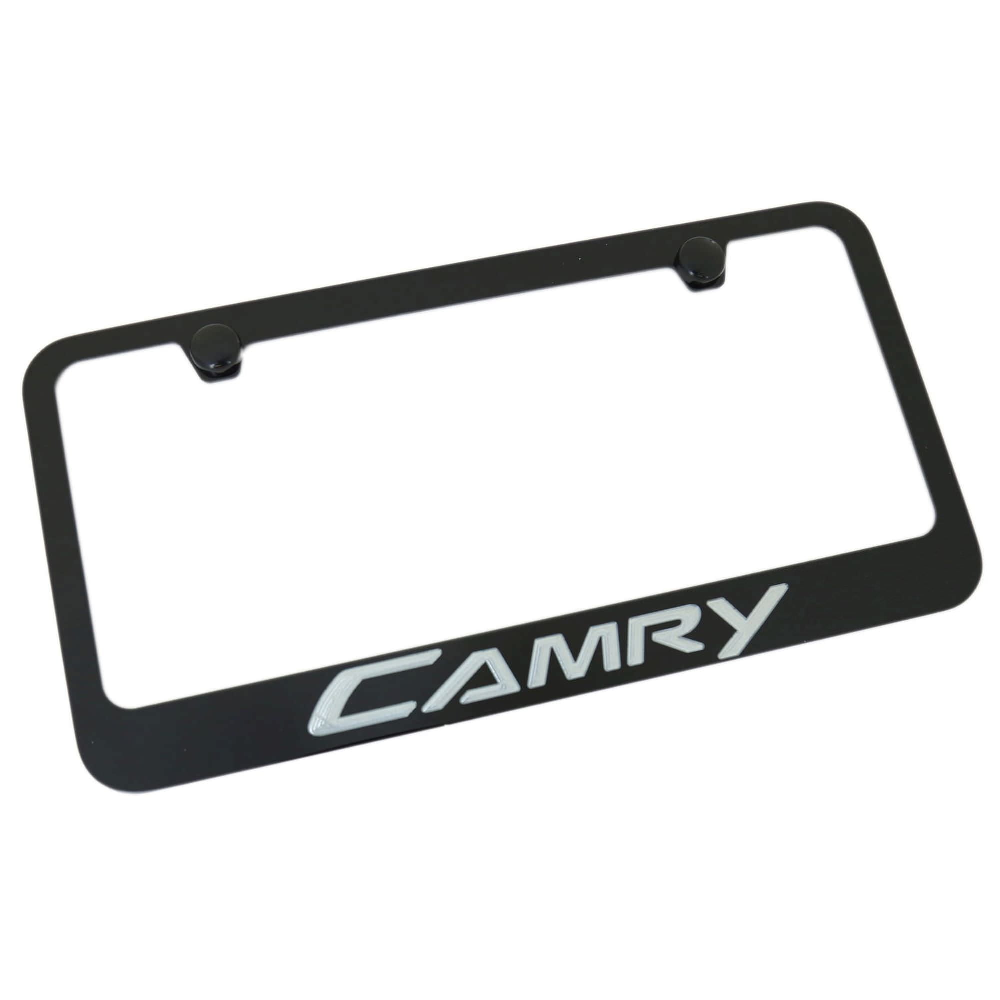 High-Quality Black Powder-Coated Metal License Plate Frame for Toyota ...