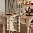 Barn Star Wooden Burlap Cotton Table Runner 13x48 Inches Long, Grey ...