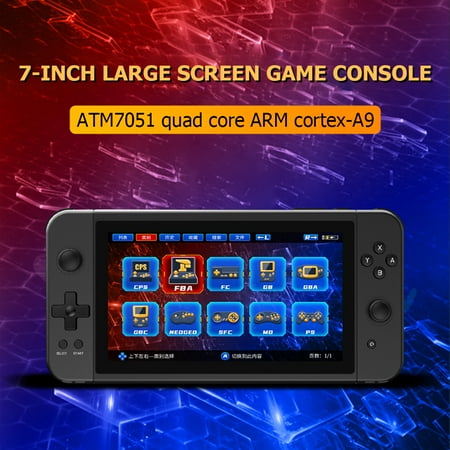 Jinveno 3d Hand-held Gaming Device Hd for Home 7 Inch Hd Game Console ...