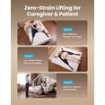 Electric Patient Lift for Home Use, Foldable Hoyer Lift with Sling for ...