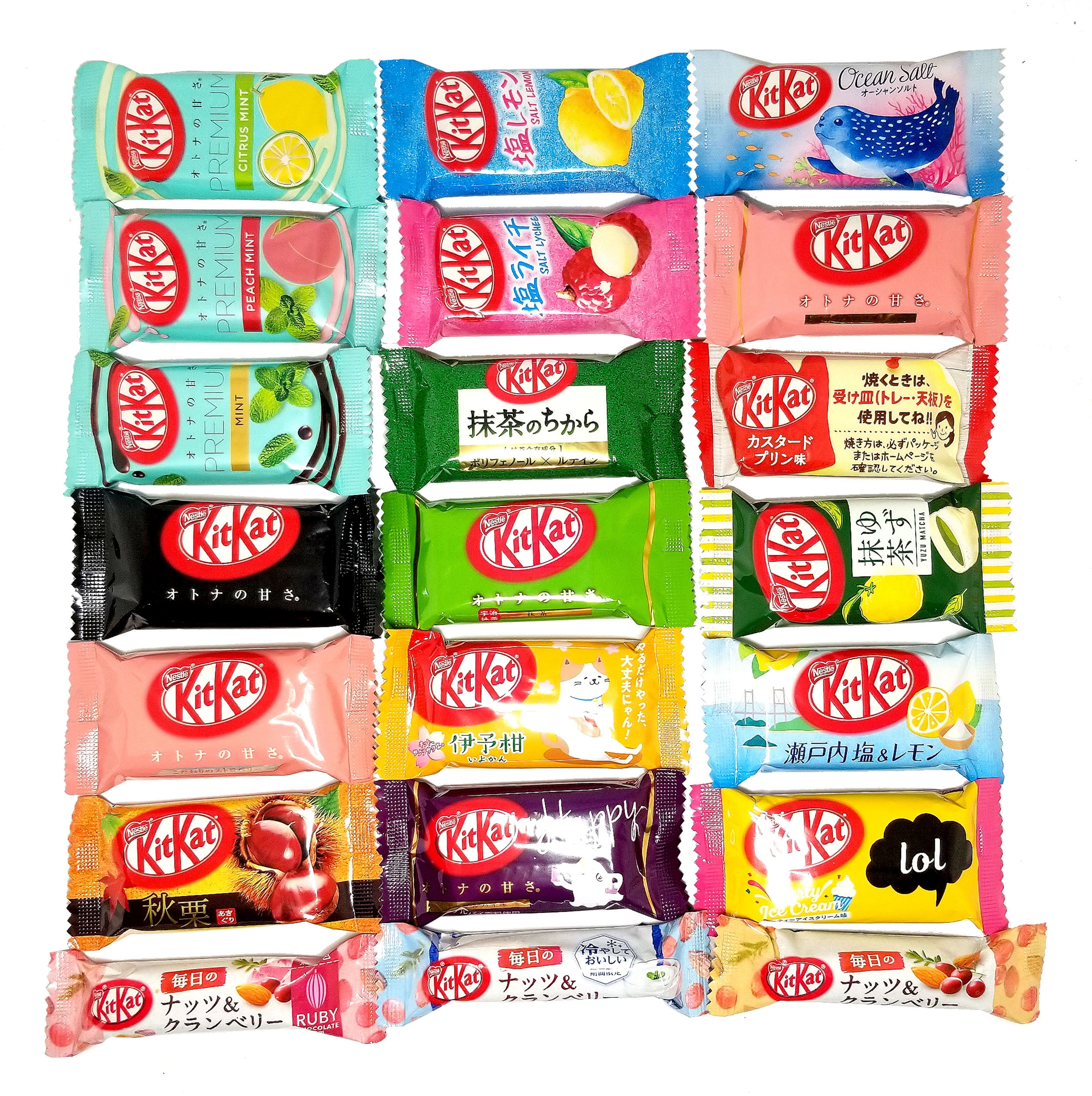 Buy Japanese Kit Kat Special Collection of Limited Edition Mini Bars 21 ...
