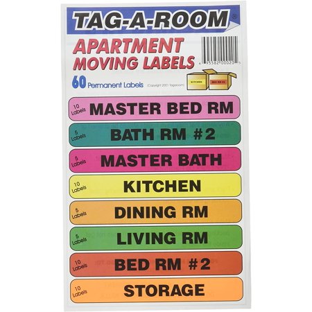 Uboxes Apartment Moving Labels Identify Box Contents with 60 Labels ...