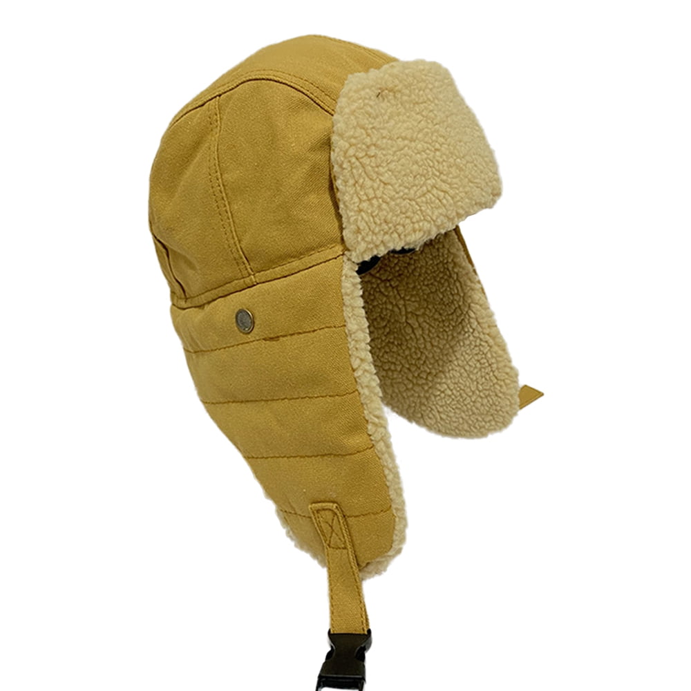 Windproof Coldproof Faux Fur Ushanka Russian Hat Adults Elders Winter
