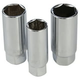 STANLEY 85-721 3/8-Inch 6-Point Spark Plug Socket Set, 3-Piece ...
