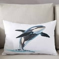 Cute Killer Whale Throw Pillow Covers, Orca Animal Ocean Retro Artwork ...