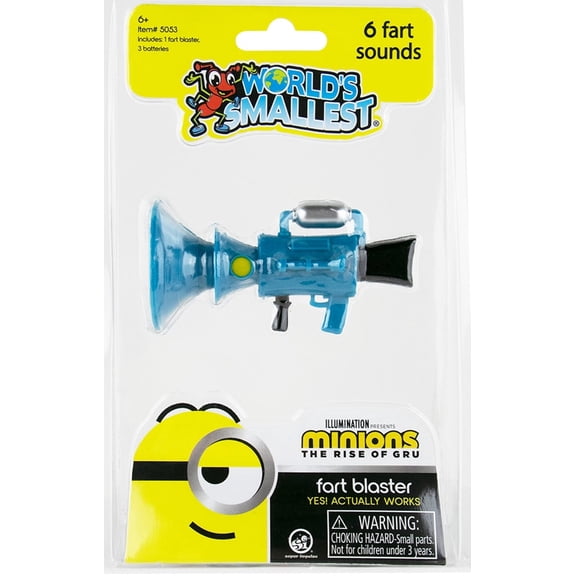 Super Impuls World's Smallest Minions Fart Blaster Toy for Kids Aged 4 ...