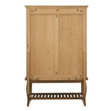 Linon Santa Fe Hall Tree with Four Hooks, Antique Brown Finish ...