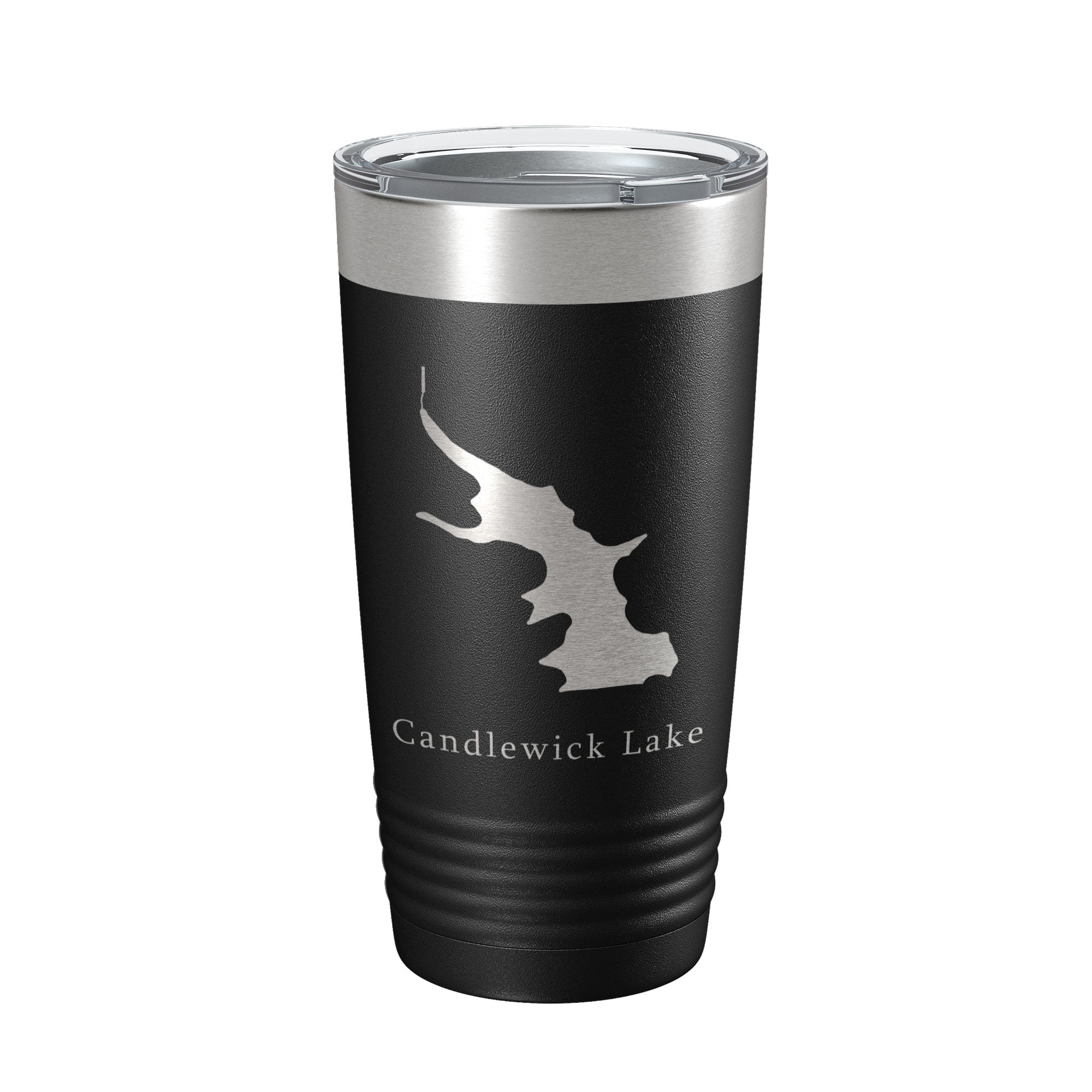 Candlewick Lake Map Tumbler Travel Mug Insulated Laser Engraved Coffee ...