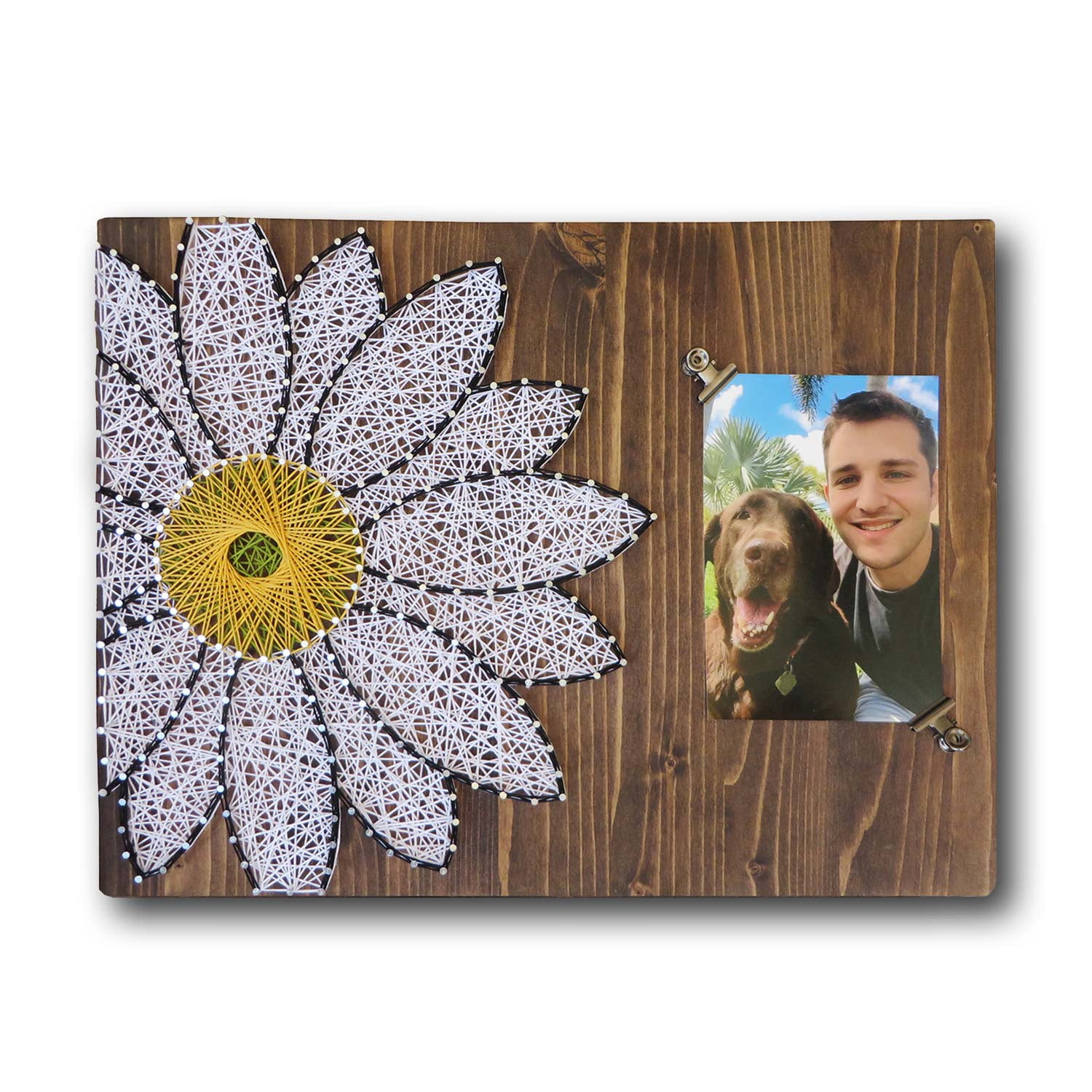 White Daisy Picture Frame String Art Kit - Walmart.com