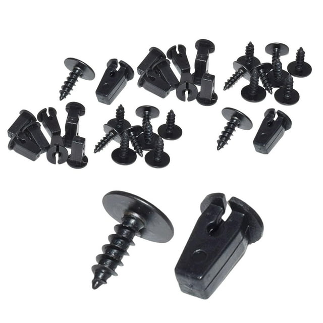 20 Pairs Lock Nuts Grommets Screws for Wheel Arches Panel Moulding ...